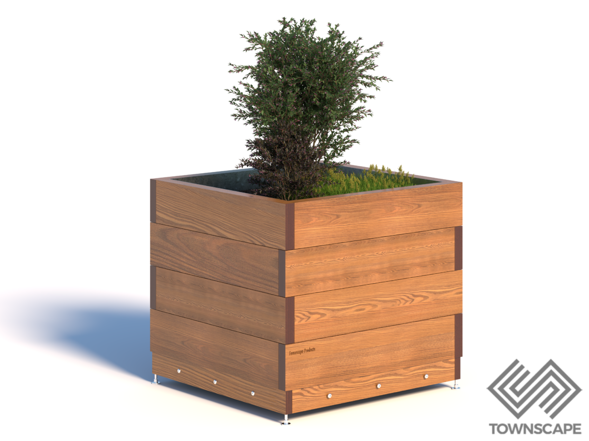 Street Planters - Stylish Commercial Urban Large Concrete Planters