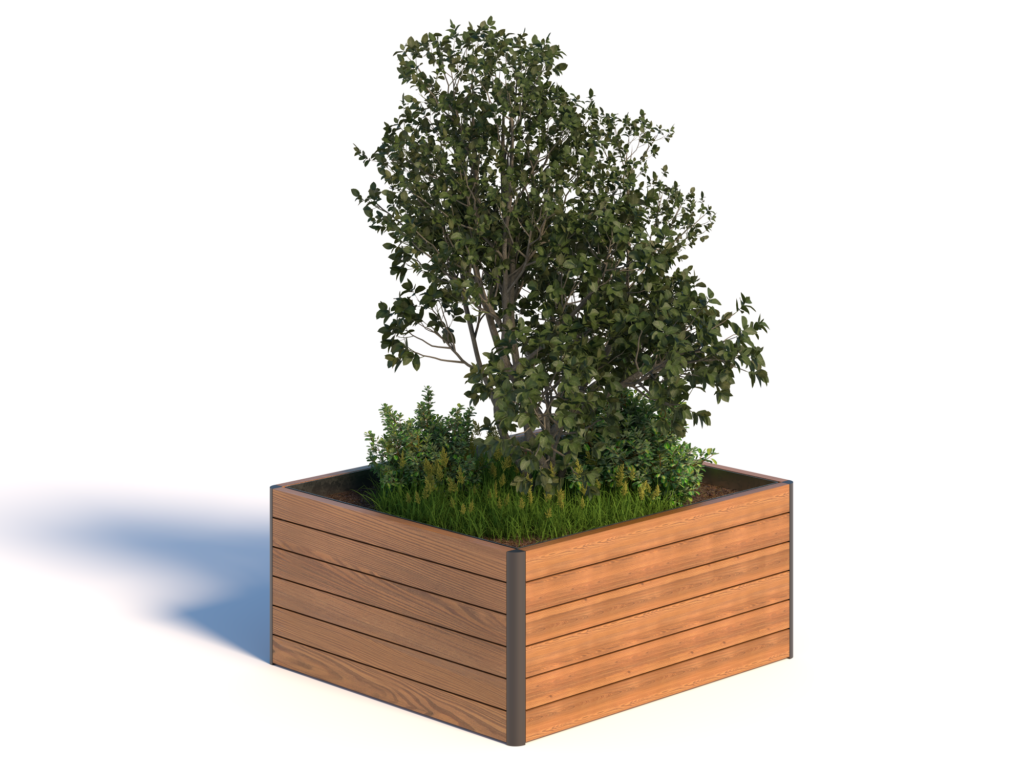 Street Planters - Stylish Commercial Urban Large Concrete Planters