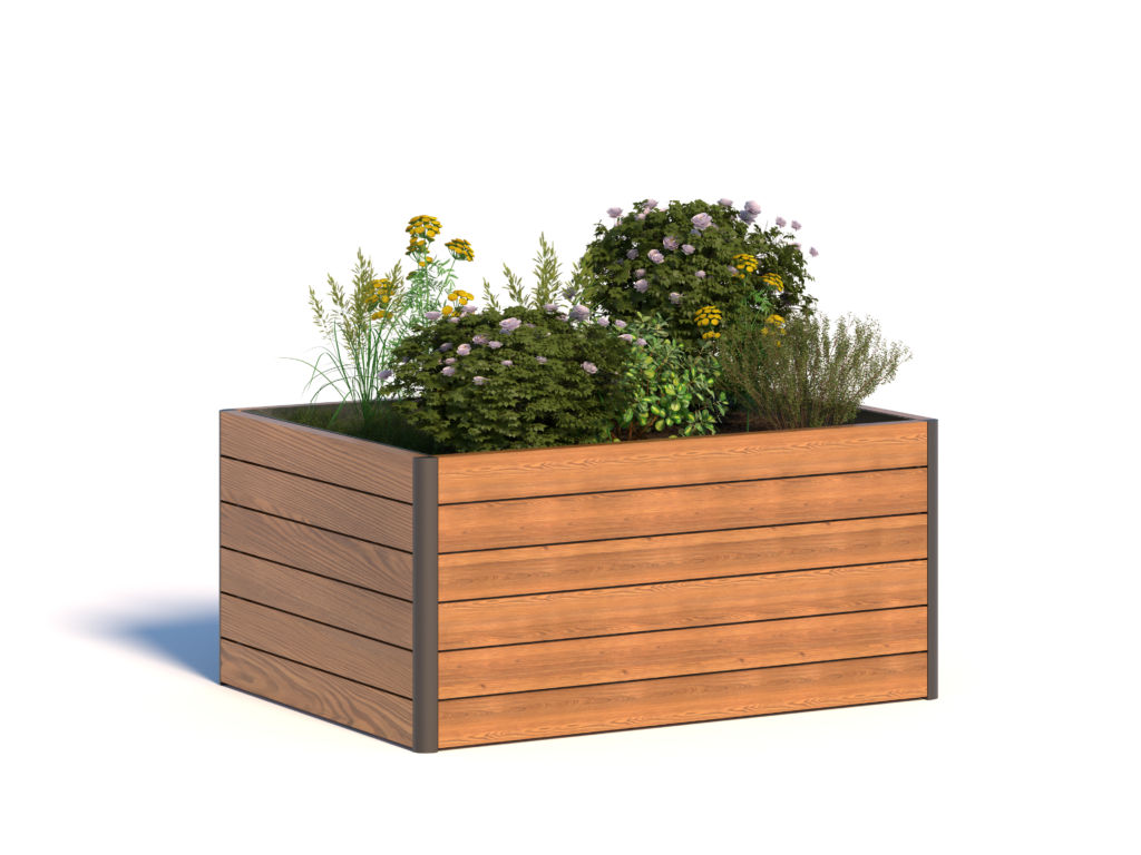 Street Planters - Stylish Commercial Urban Large Concrete Planters