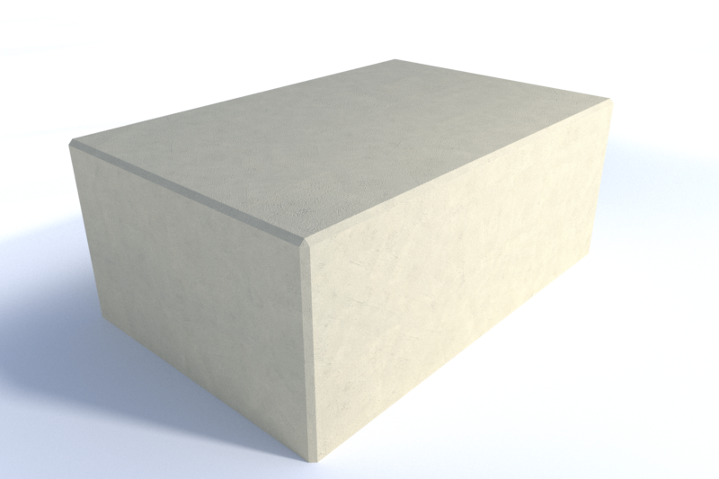 PAS 68 Counter Terror Concrete Block 150 15mm Chamfer - Townscape Products
