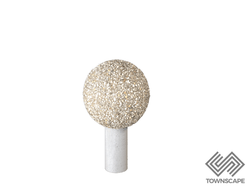 Concrete Bollard Golf Ball - Townscape Products
