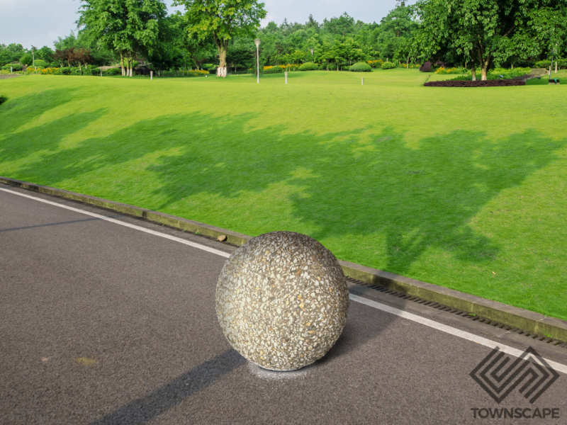 Concrete Bollard Golf Ball - Townscape Products