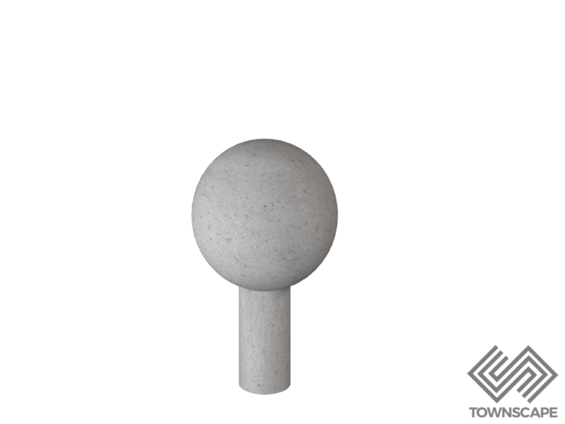 Concrete Bollard Golf Ball - Townscape Products