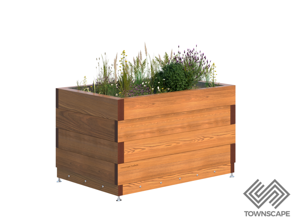 Street Planters - Stylish Commercial Urban Large Concrete Planters