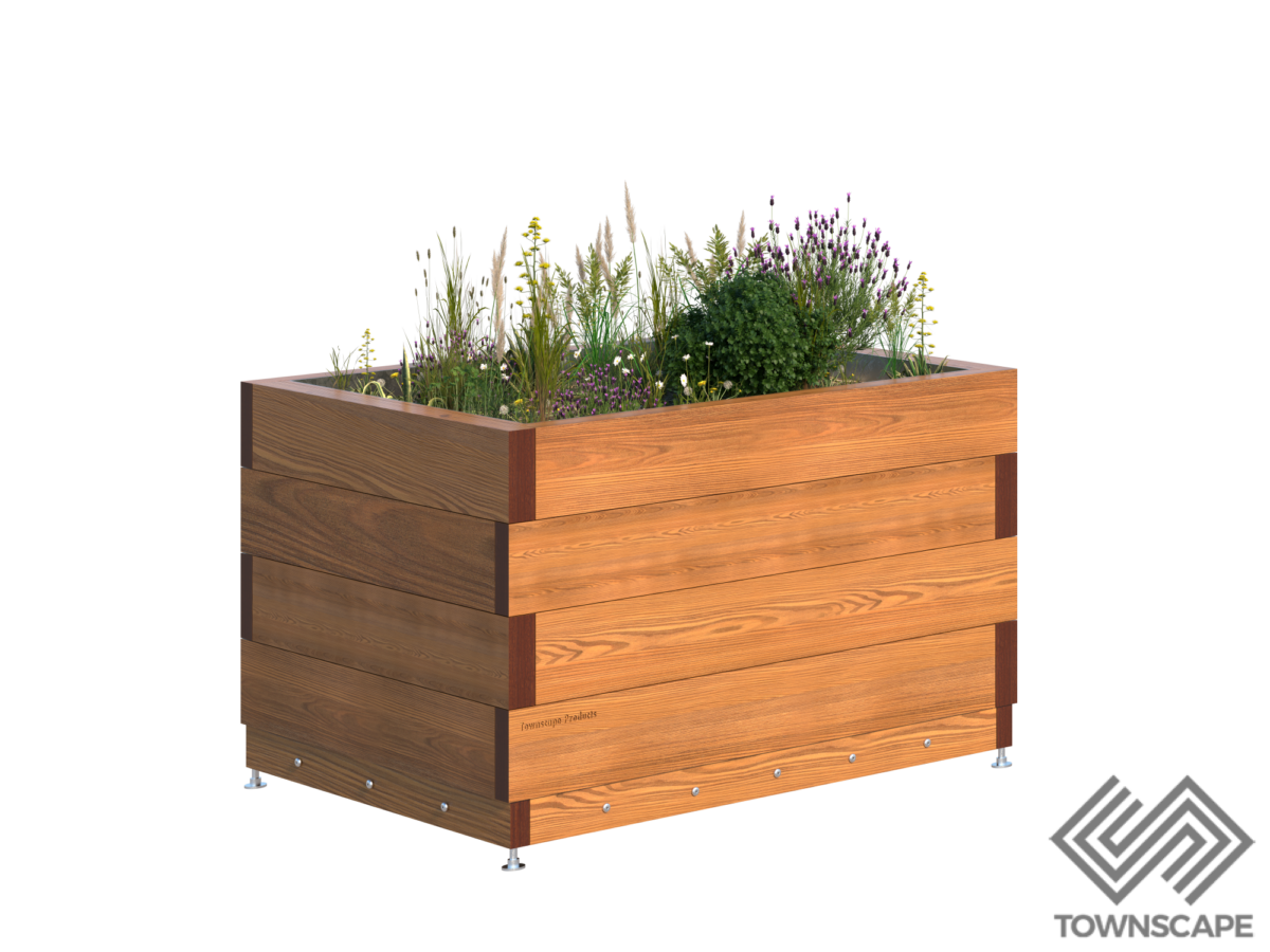 Street Planters - Stylish Commercial Urban Large Concrete Planters