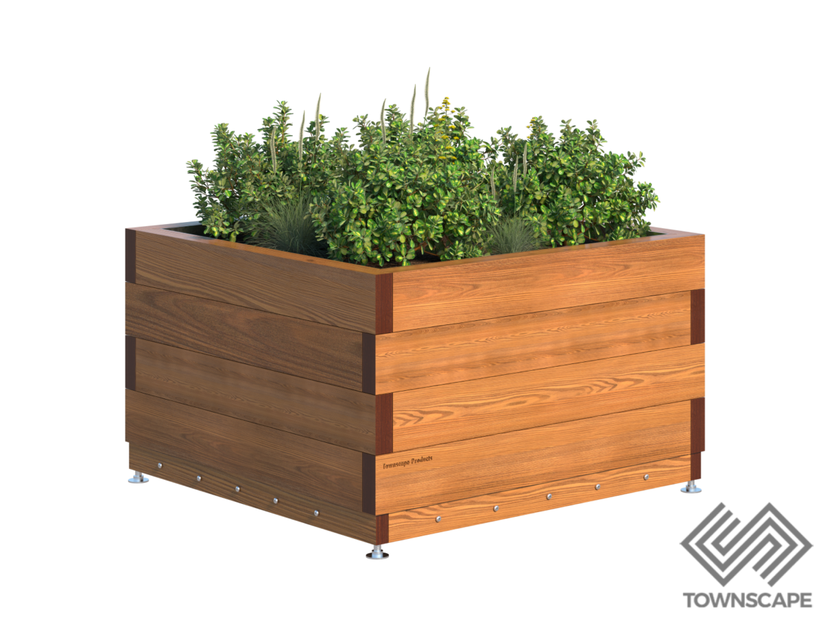Street Planters - Stylish Commercial Urban Large Concrete Planters