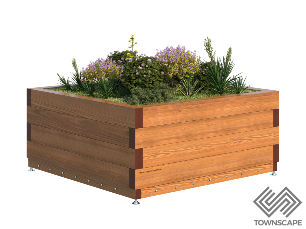 Street Planters - Stylish Commercial Urban Large Concrete Planters