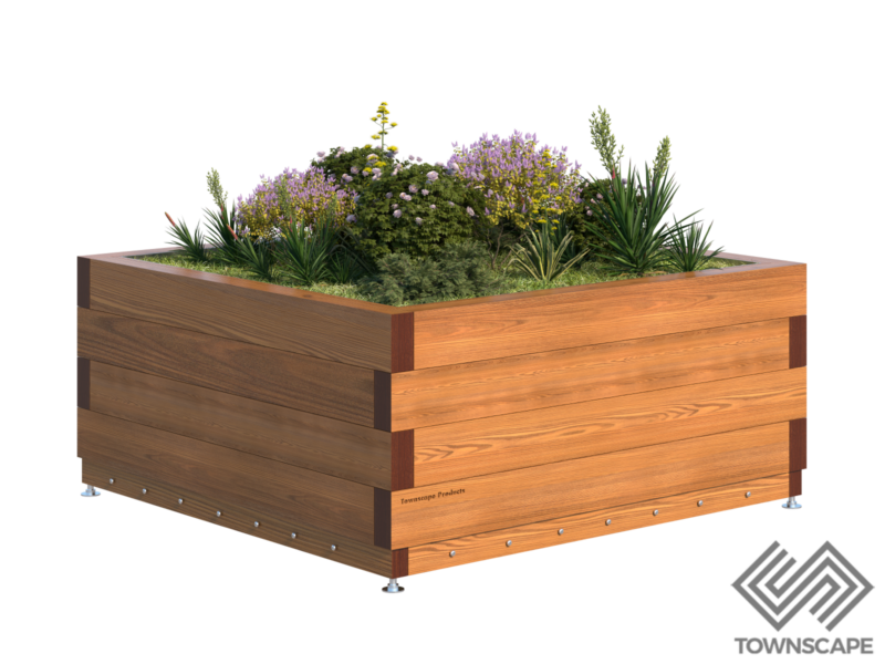 Street Planters - Stylish Commercial Urban Large Concrete Planters