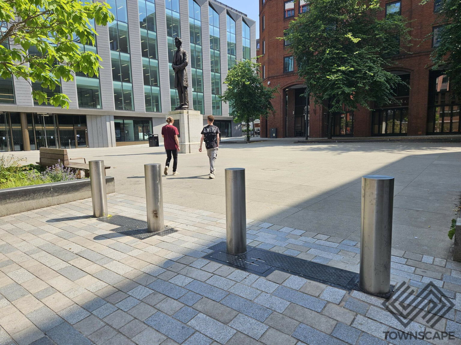 Concrete Planter Bench Bishopsgate 2400 - Townscape Products