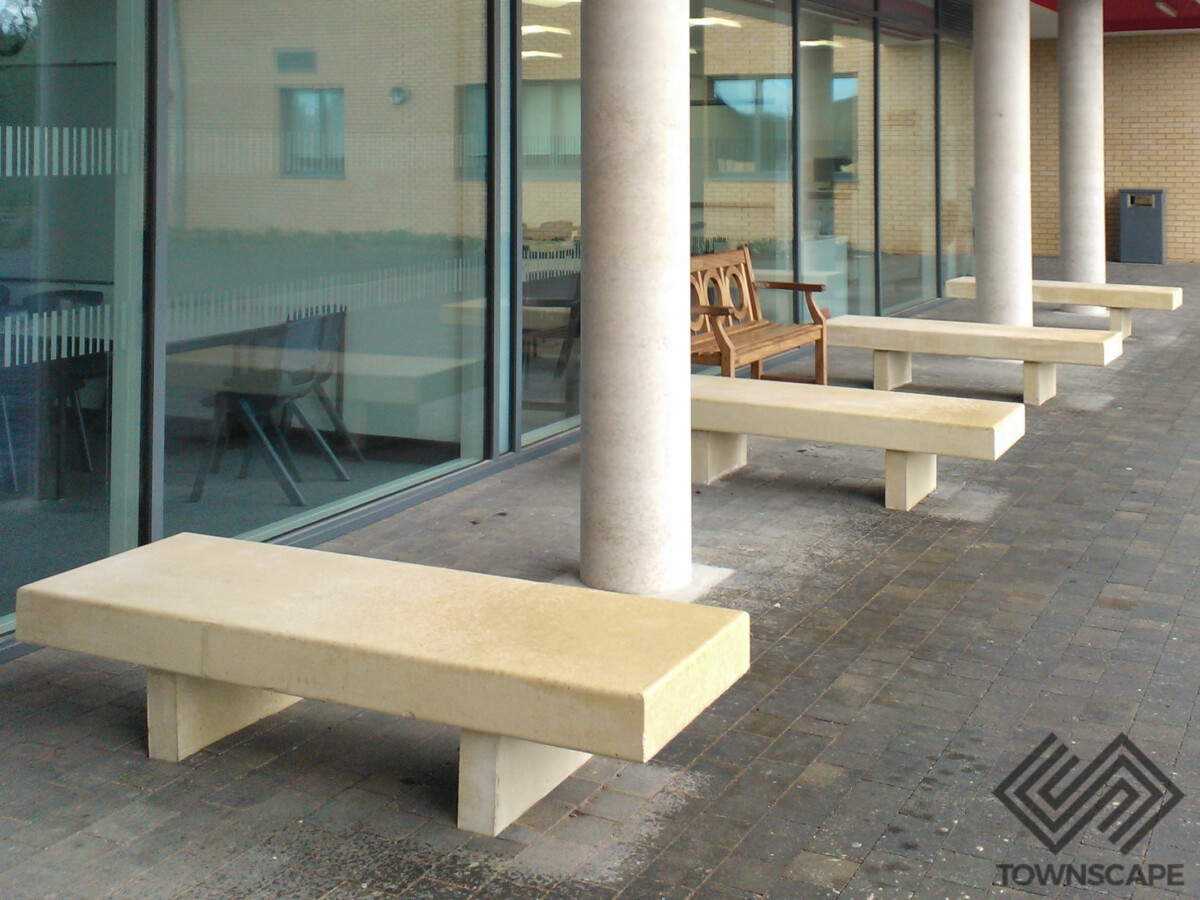 Concrete Bench Crown - Townscape Products