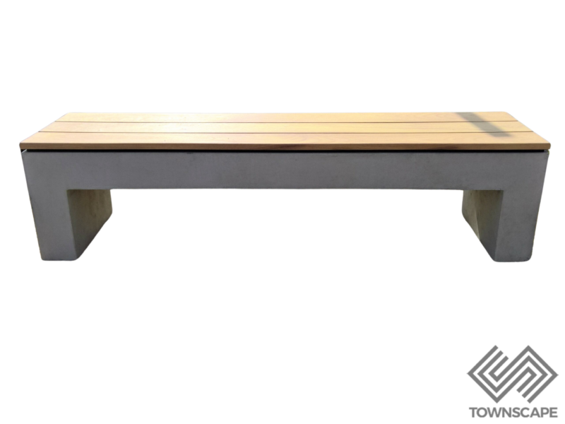 Concrete Bench Crown - Townscape Products