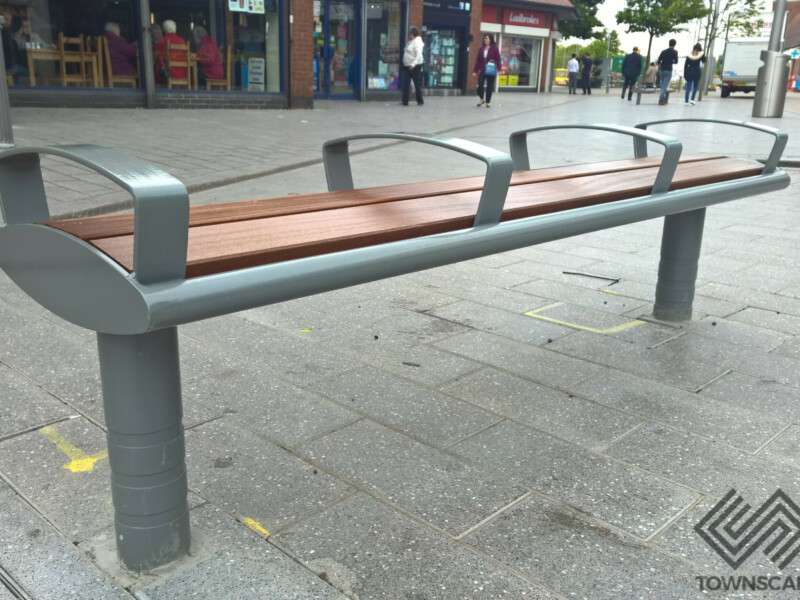 Concrete Bench Unity 2500 - Townscape Products
