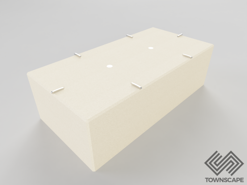 HVM Counter Terror Concrete Block 200 - Townscape Products