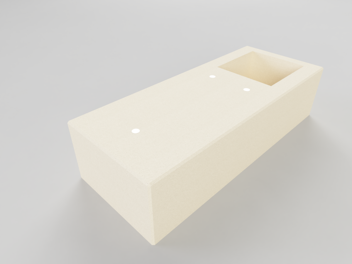 HVM Counter Terror Concrete Block 250 With integrated Planter ...