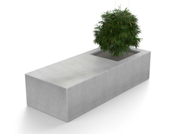 HVM Counter Terror Concrete Block 250 With integrated Planter ...