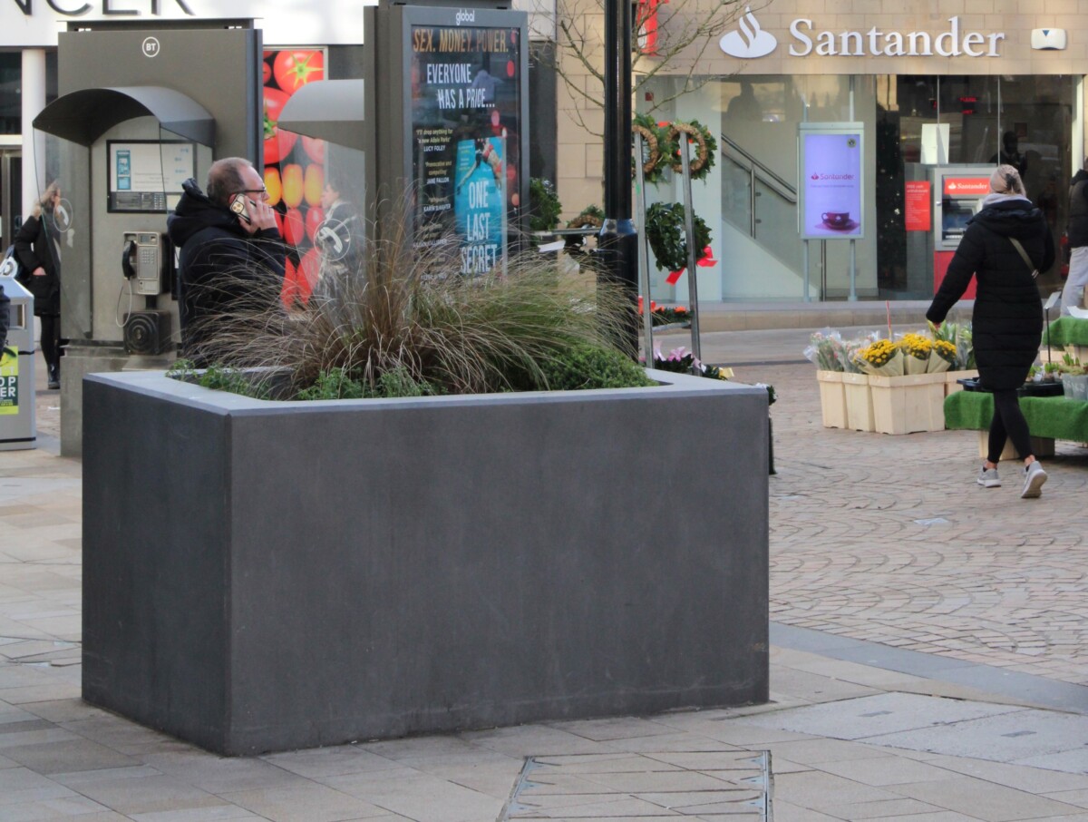 CT Block Planter 1790 - Ultra shallow Mount - Townscape Products