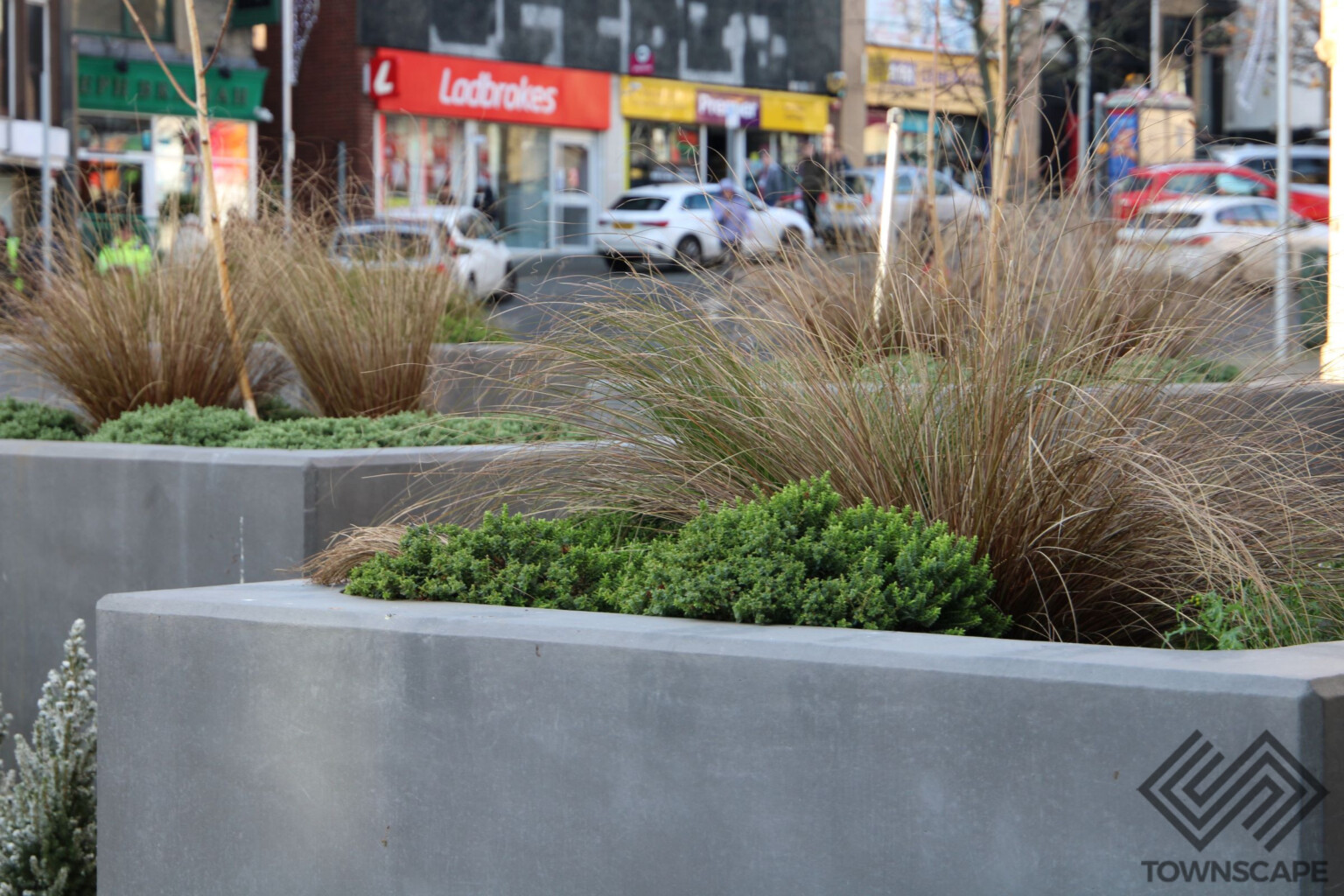 CT Block Planter 1790 - Ultra shallow Mount - Townscape Products