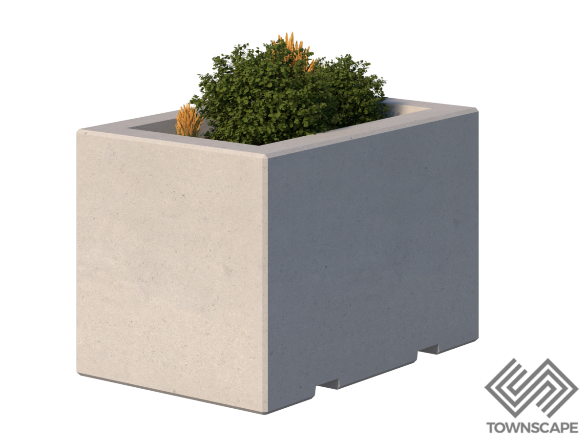 Concrete Block Planter 1490 x 990 x 1000 with Forklift Pockets ...