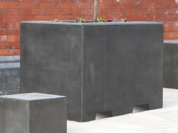 Street Planters - Stylish Commercial Urban Large Concrete Planters