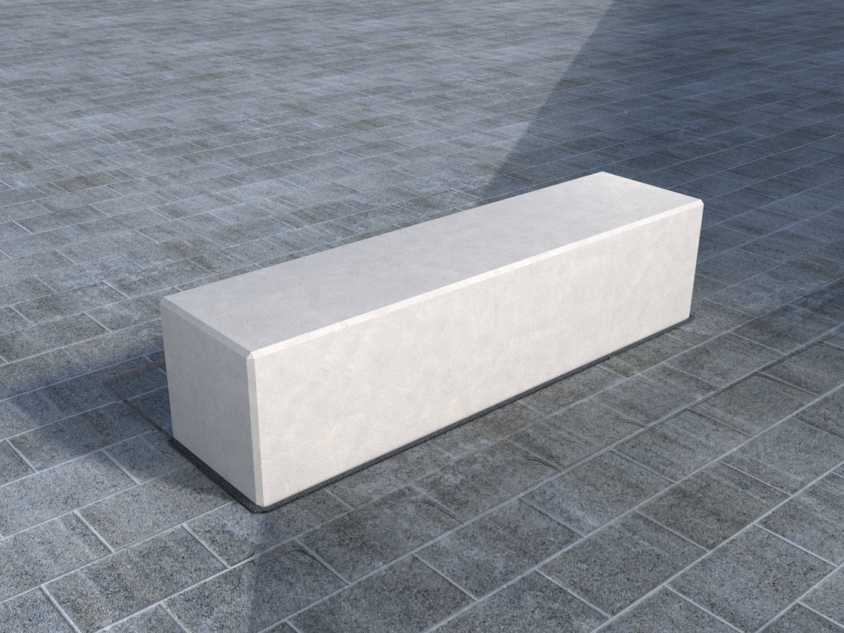 Concrete Bench Unity 2000 - Townscape Products