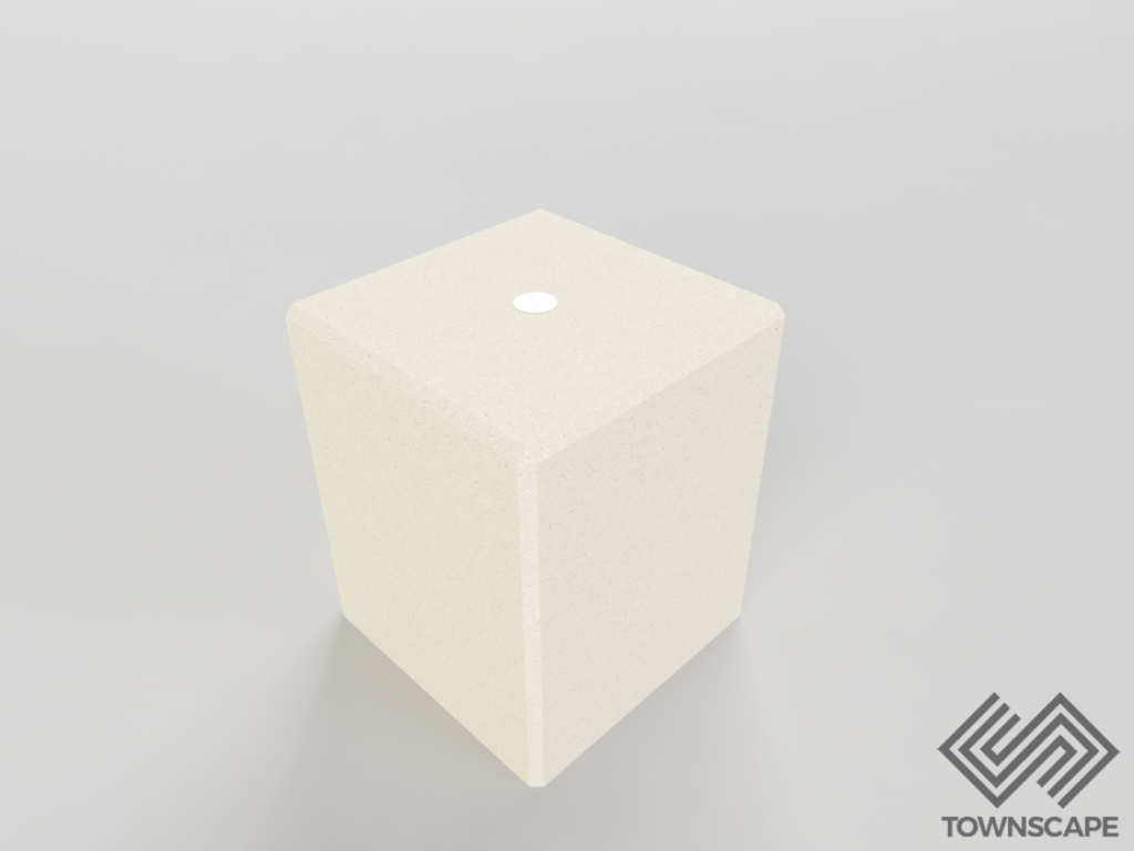 Concrete Cube Seat Unity - Townscape Products