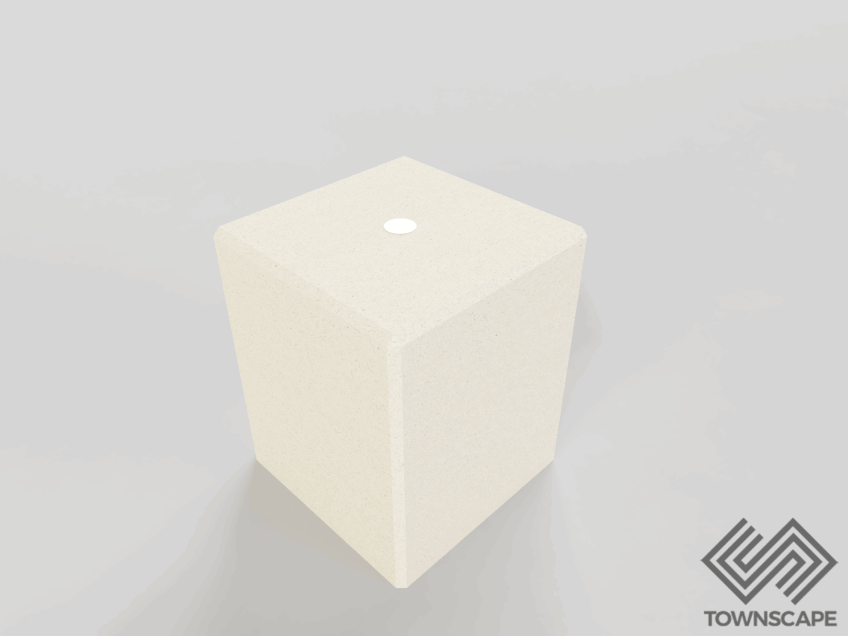 Concrete Cube Seat Unity - Townscape Products