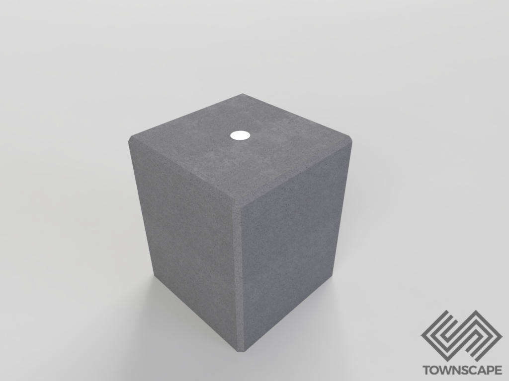 Concrete Cube Seat Unity - Townscape Products
