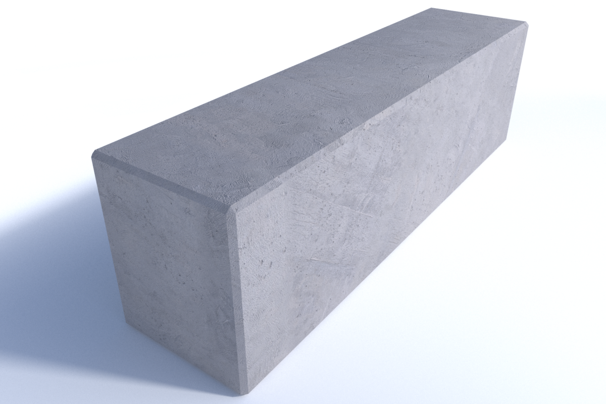 Concrete Bench Unity 2500 - Townscape Products