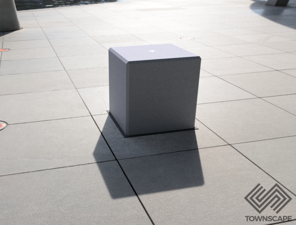 Concrete Cube Seat Unity - Townscape Products