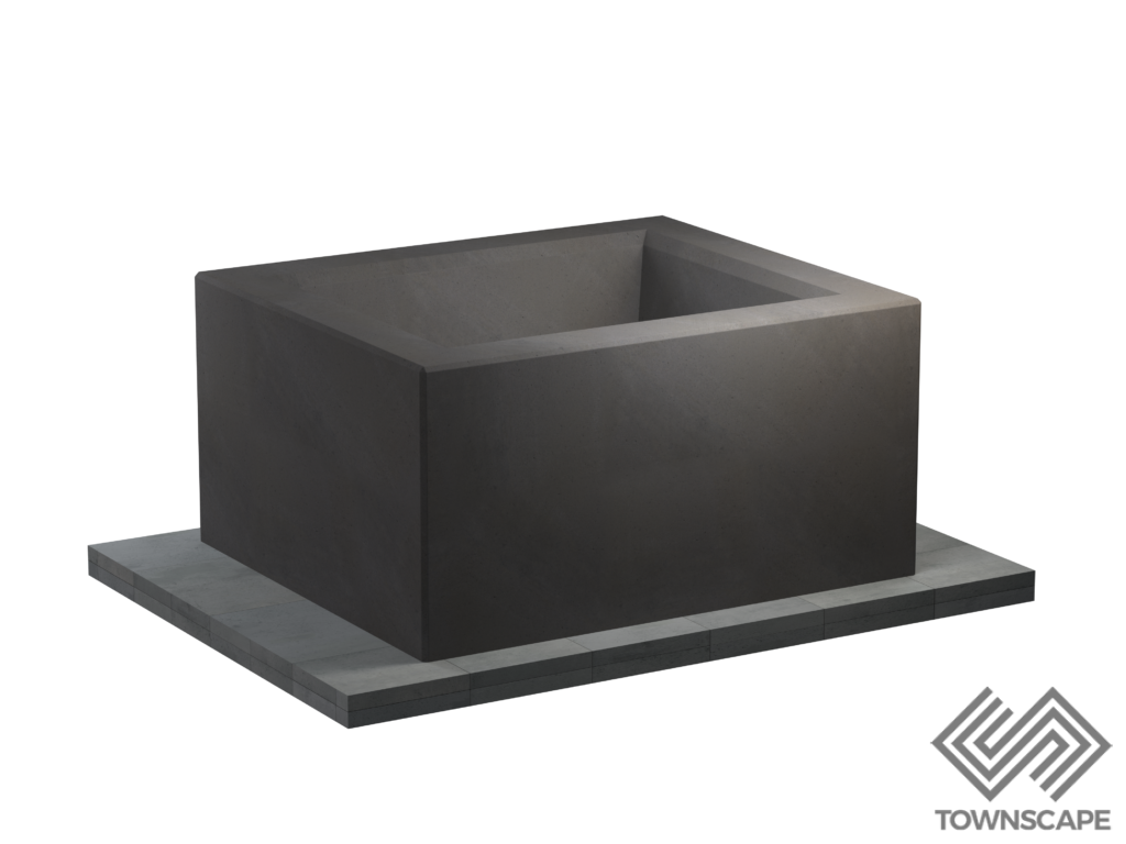 CT Block Planter 1490 - Ultra Shallow Mount - Townscape Products