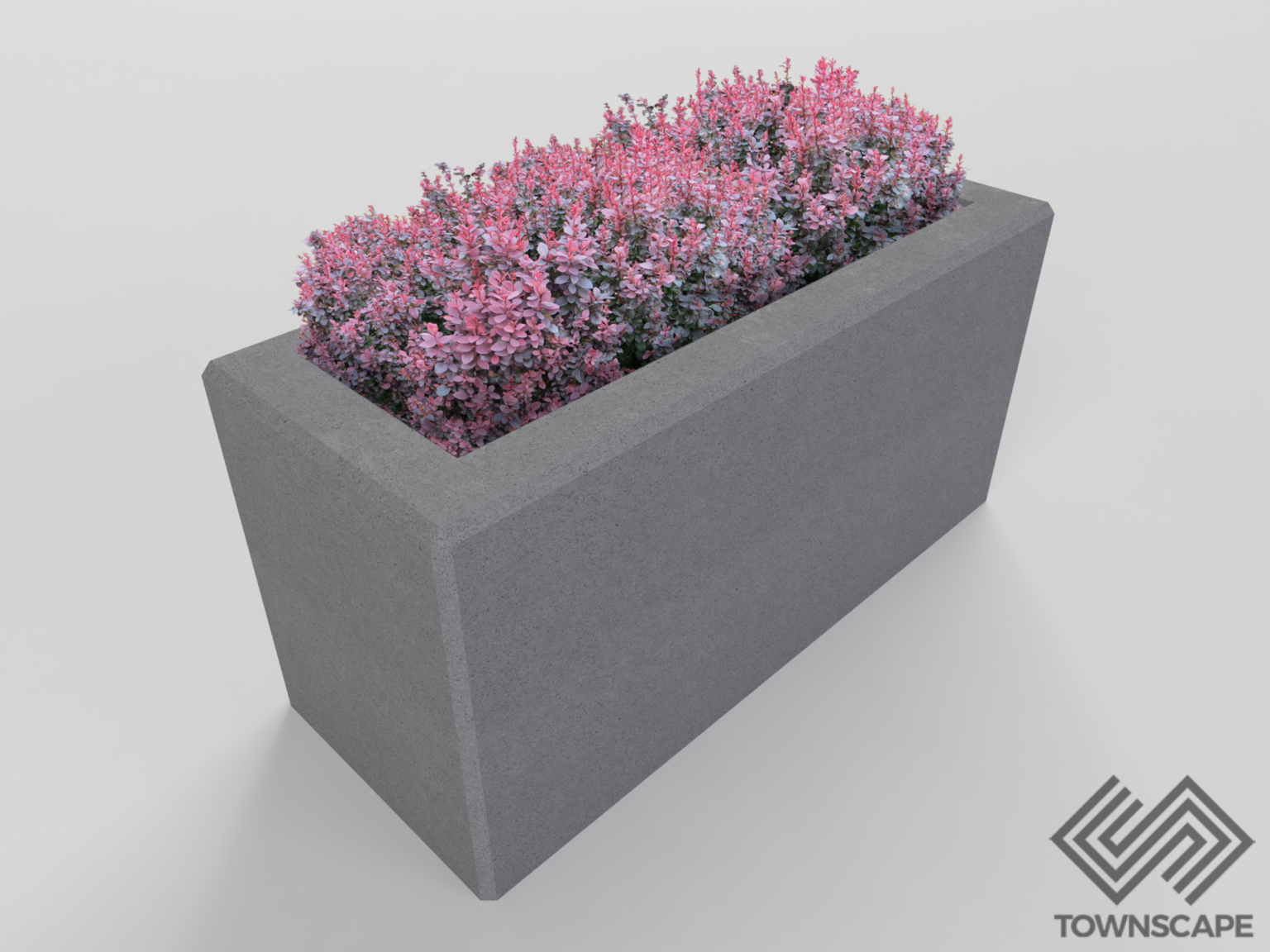 Street Planters - Stylish Commercial Urban Large Concrete Planters