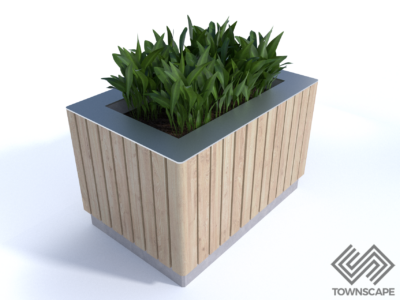 Street Planters - Stylish Commercial Urban Large Concrete Planters