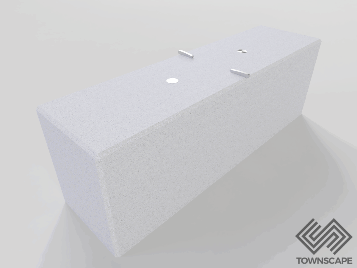 Concrete Bench Unity 1800 - Townscape Products