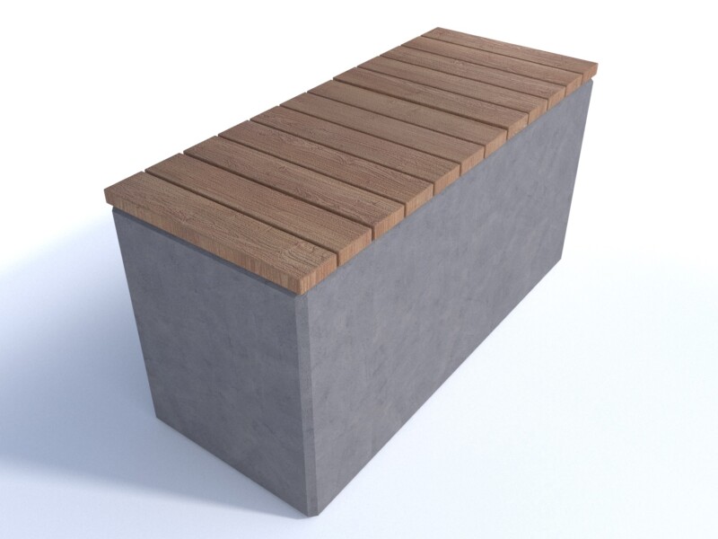 Street Planters - Stylish Commercial Urban Large Concrete Planters