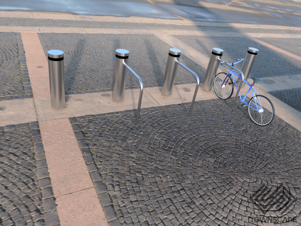 CT40 Sheffield Cycle Rack 40/64/7500 - Townscape Products