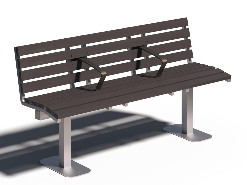Eco Transit Station Seat - Single 3 - Townscape Products