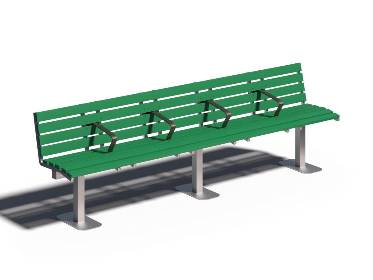 Eco Transit Station Seat - Single 5 - Townscape Products