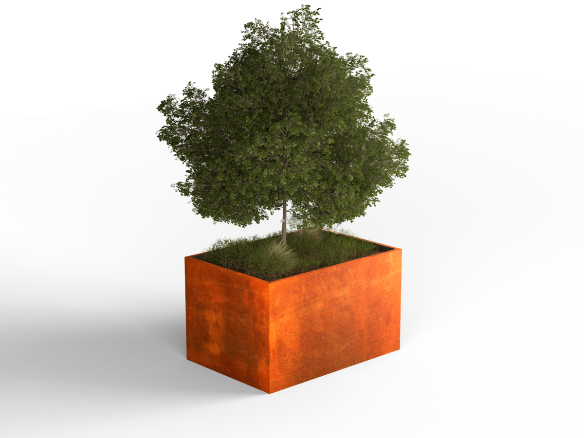 Street Planters - Stylish Commercial Urban Large Concrete Planters