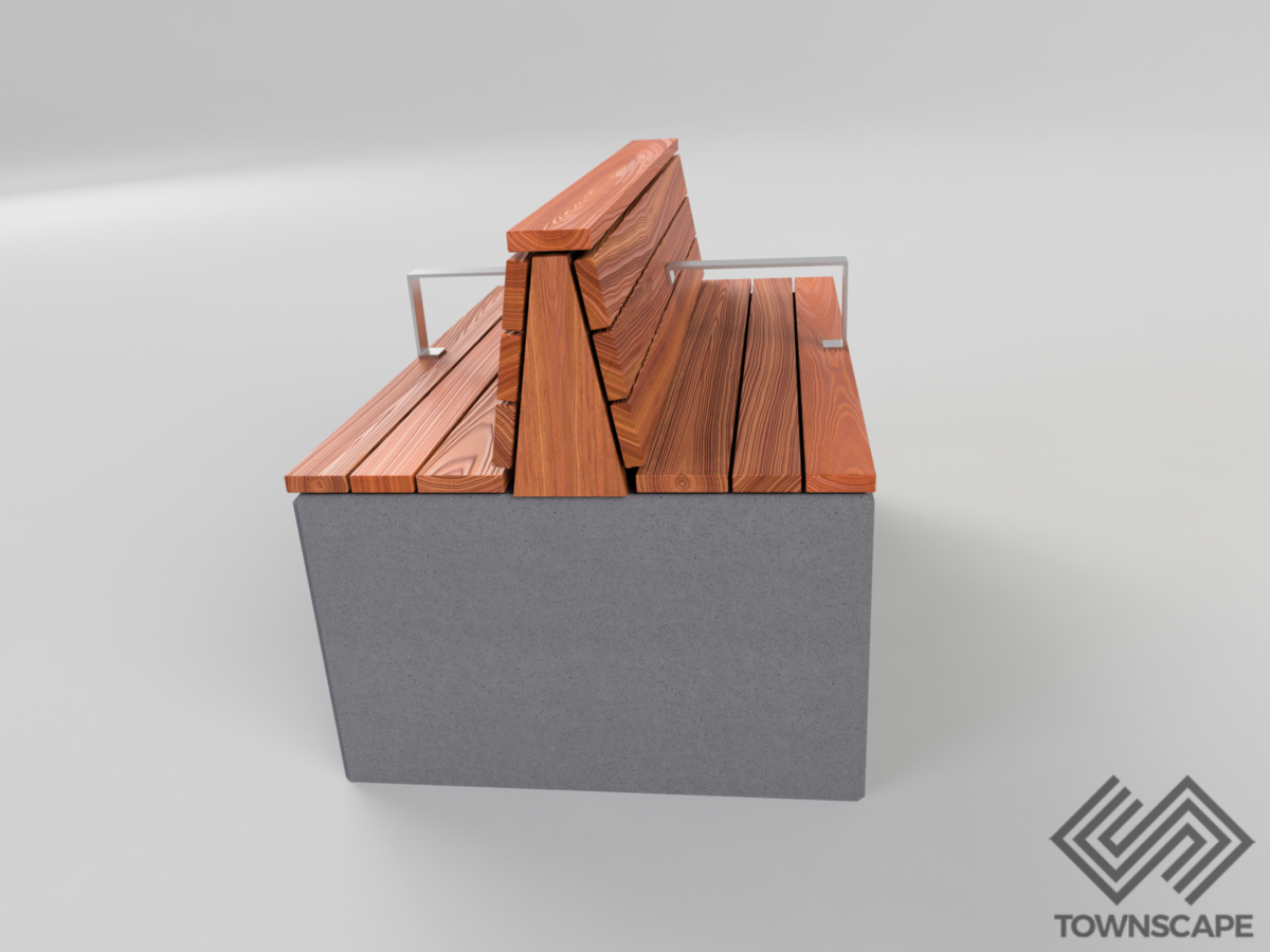 CT Block Seat Top With Full Hardwood Seat, Backrest and Armrests ...