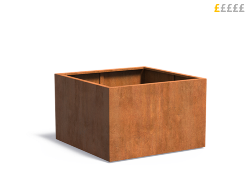 CORTEN Standard Planter 1500x1000x1000mm REC - Townscape Products