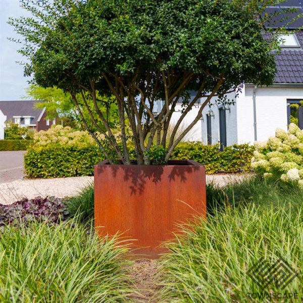 CORTEN Standard Planter 1500x1000x1000mm REC - Townscape Products