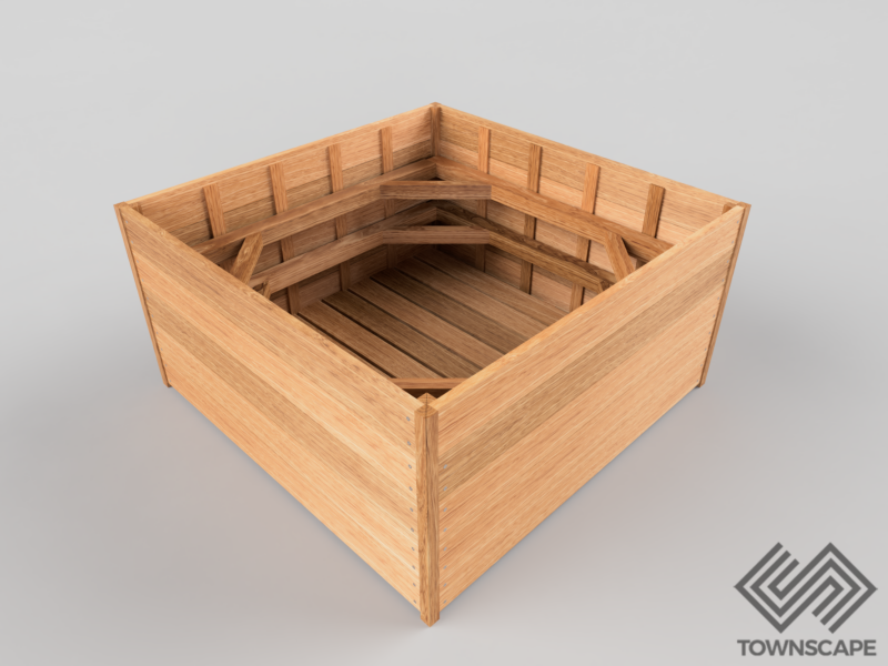 Street Planters - Stylish Commercial Urban Large Concrete Planters