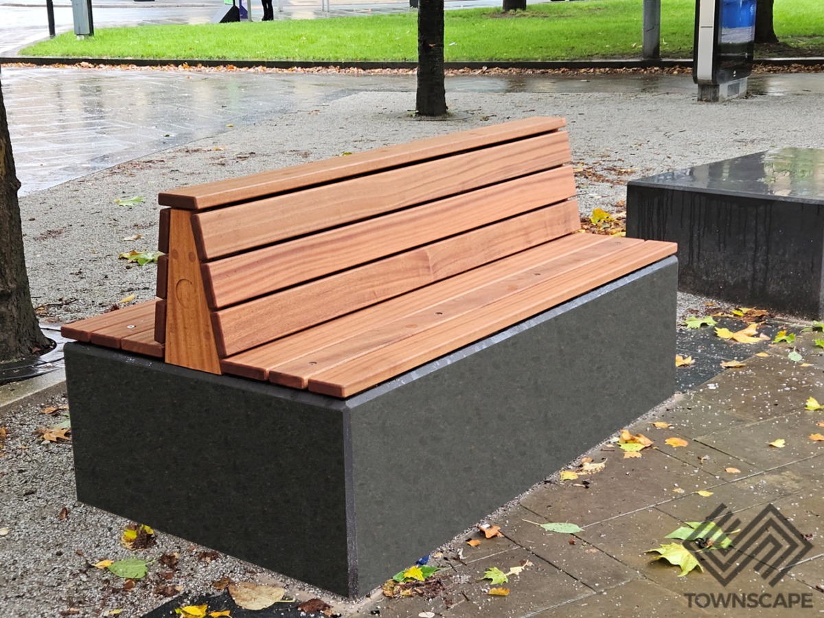 CT Block Seat Top With Full Hardwood Seat, Backrest and Armrests ...