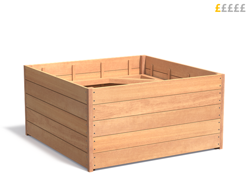 Street Planters - Stylish Commercial Urban Large Concrete Planters