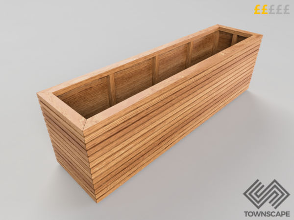 Street Planters - Stylish Commercial Urban Large Concrete Planters