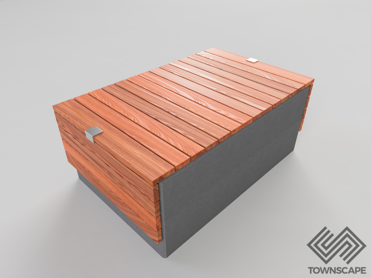 Hostile Vehicle Mitigation Seating | PAS 68 Timber Clad Seat