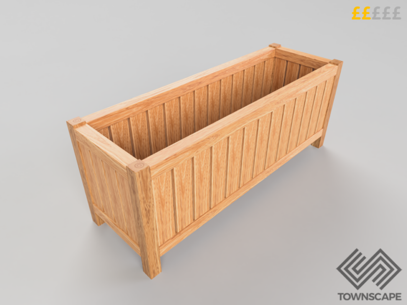 Street Planters - Stylish Commercial Urban Large Concrete Planters