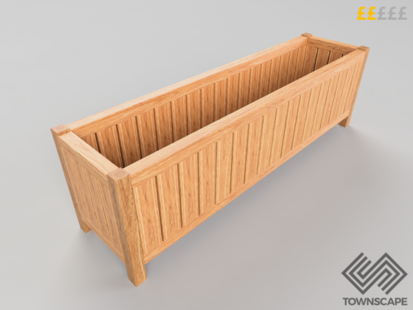 Street Planters - Stylish Commercial Urban Large Concrete Planters