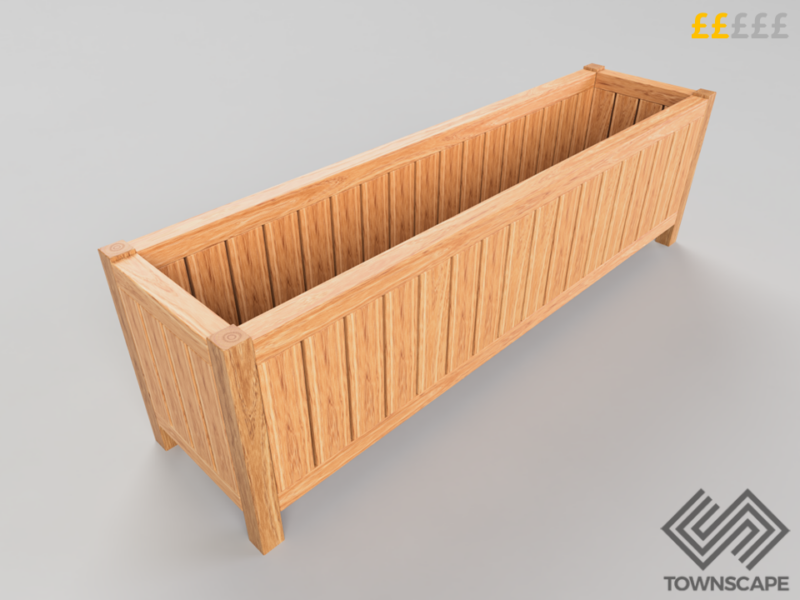 Street Planters - Stylish Commercial Urban Large Concrete Planters