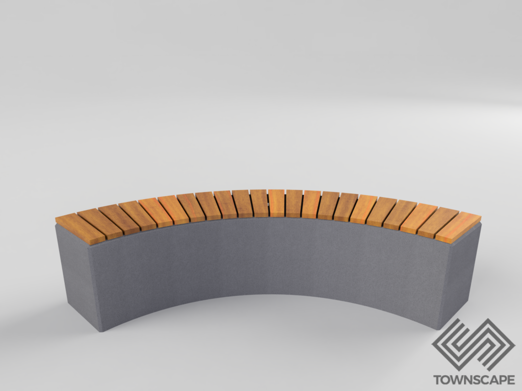 Unity Deck Hardwood Timber 1500mm Internal Radius Seat Top - Townscape ...